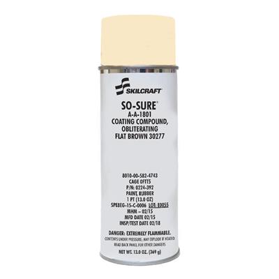 SO-SURE PAINT A-A-1801 TAN OBLITERATING COMP 30277