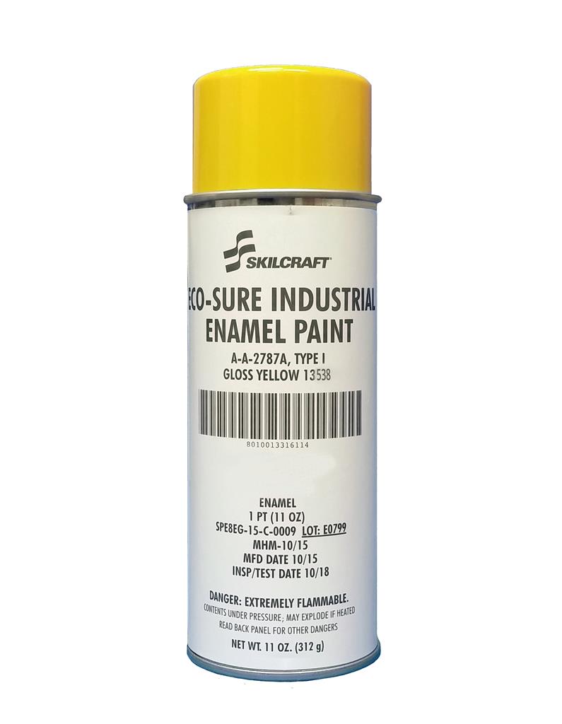 Eco Sure Enamel A-A-2787 Gloss Yellow 13538