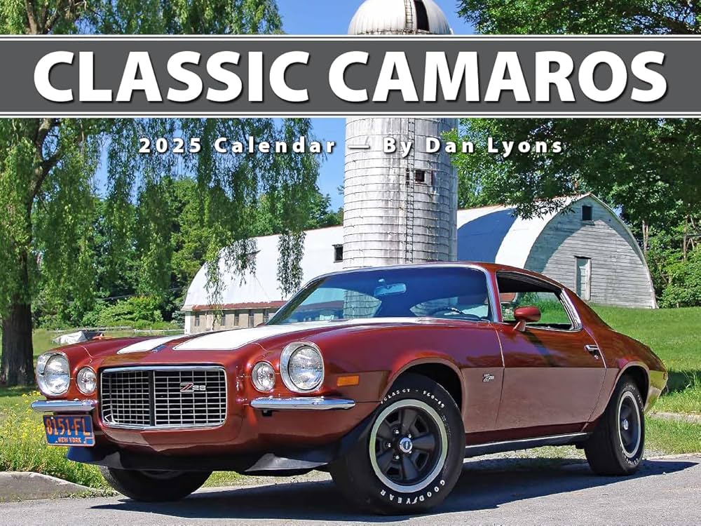 2025 Classic Camaros Calendar