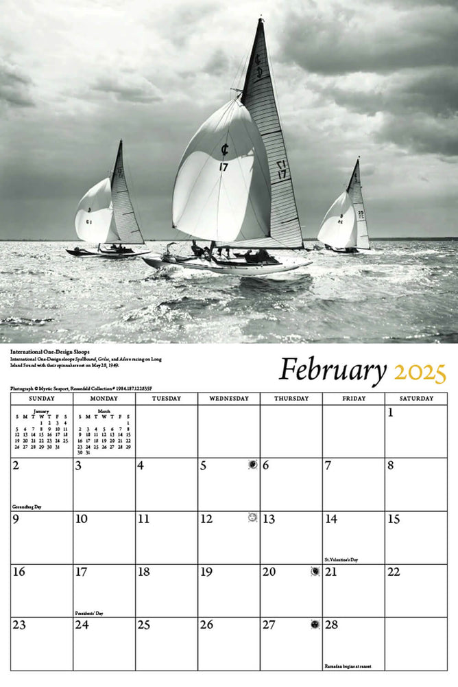 Art of the Boat 2025 Mystic Seaport Calendar