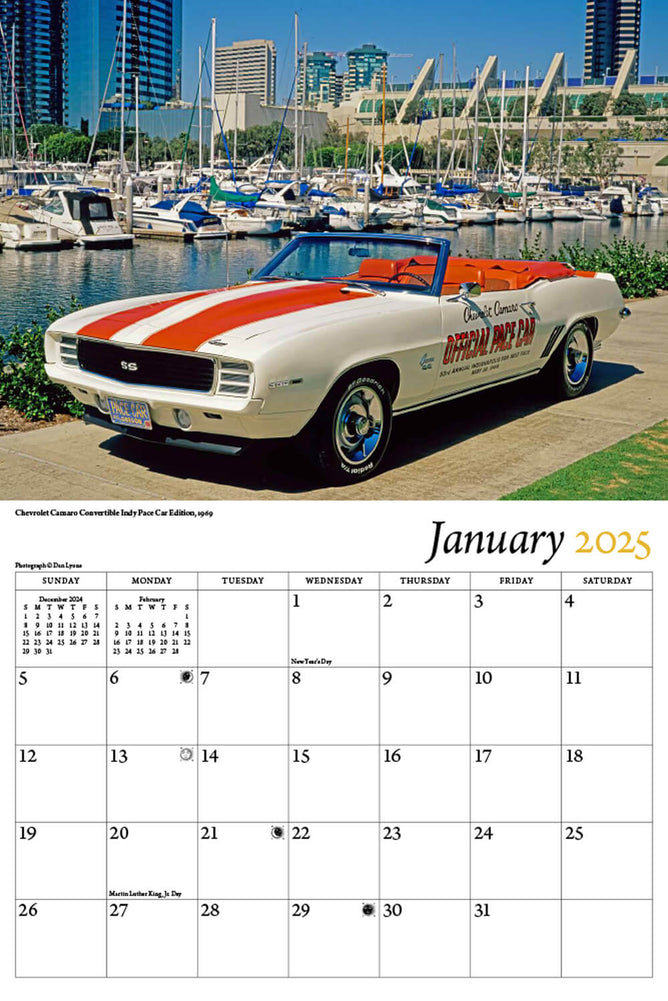 Chevy Classics 2025 Calendar