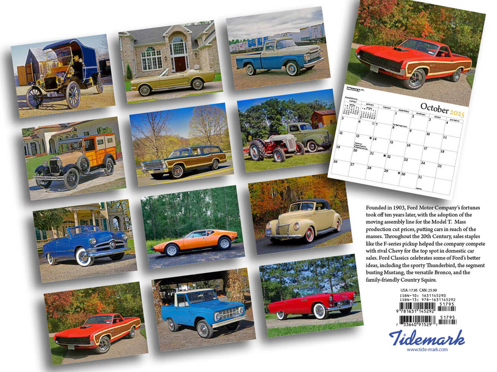Ford Classics 2025 Calendar