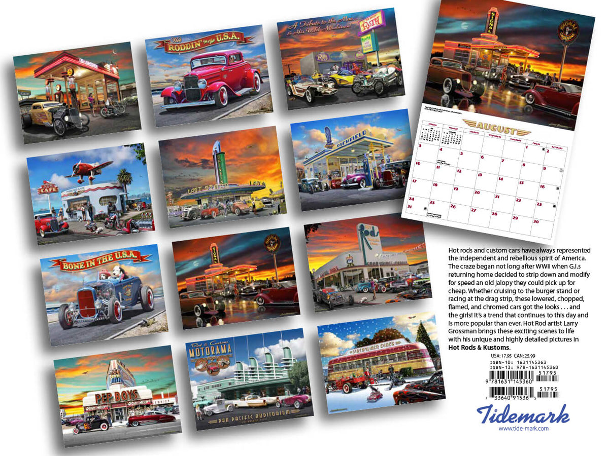 Hot Rods 2025 Calendar