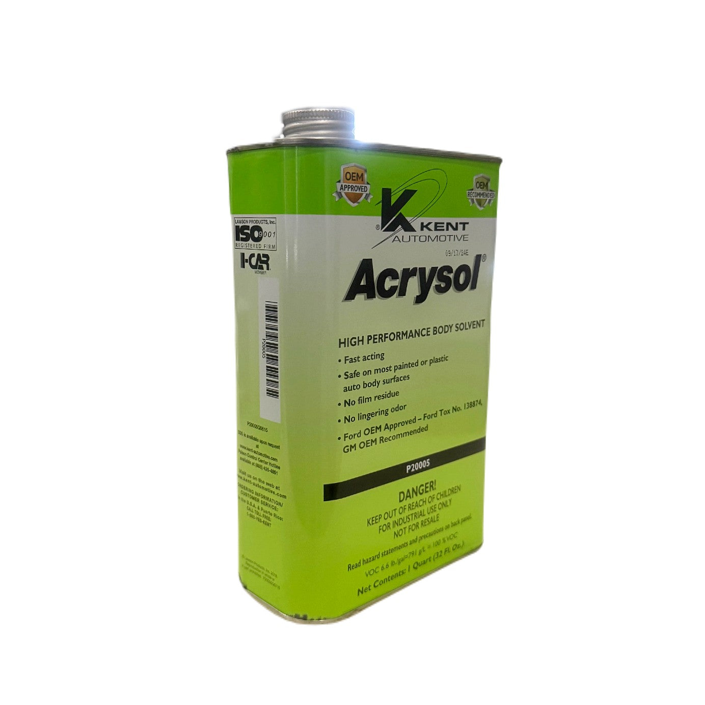 Kent Acrysol Paint Preparation and Auto Body Solvent